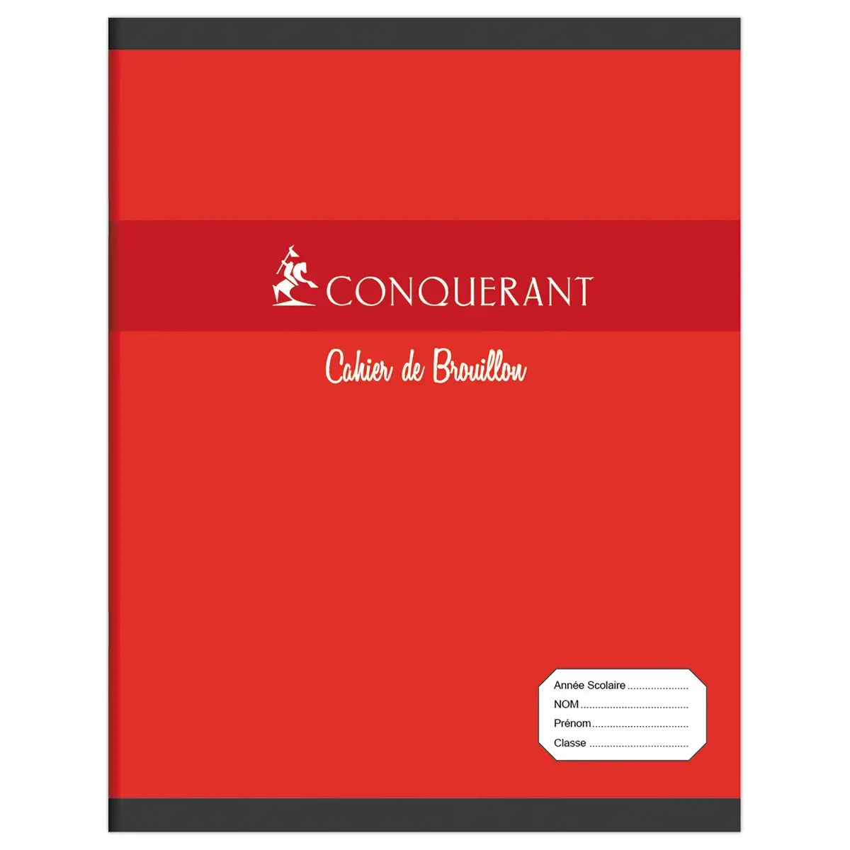 20 Cahiers de brouillon agrafé Seyès - A5+ 60g - 48 pages - Rouge ...