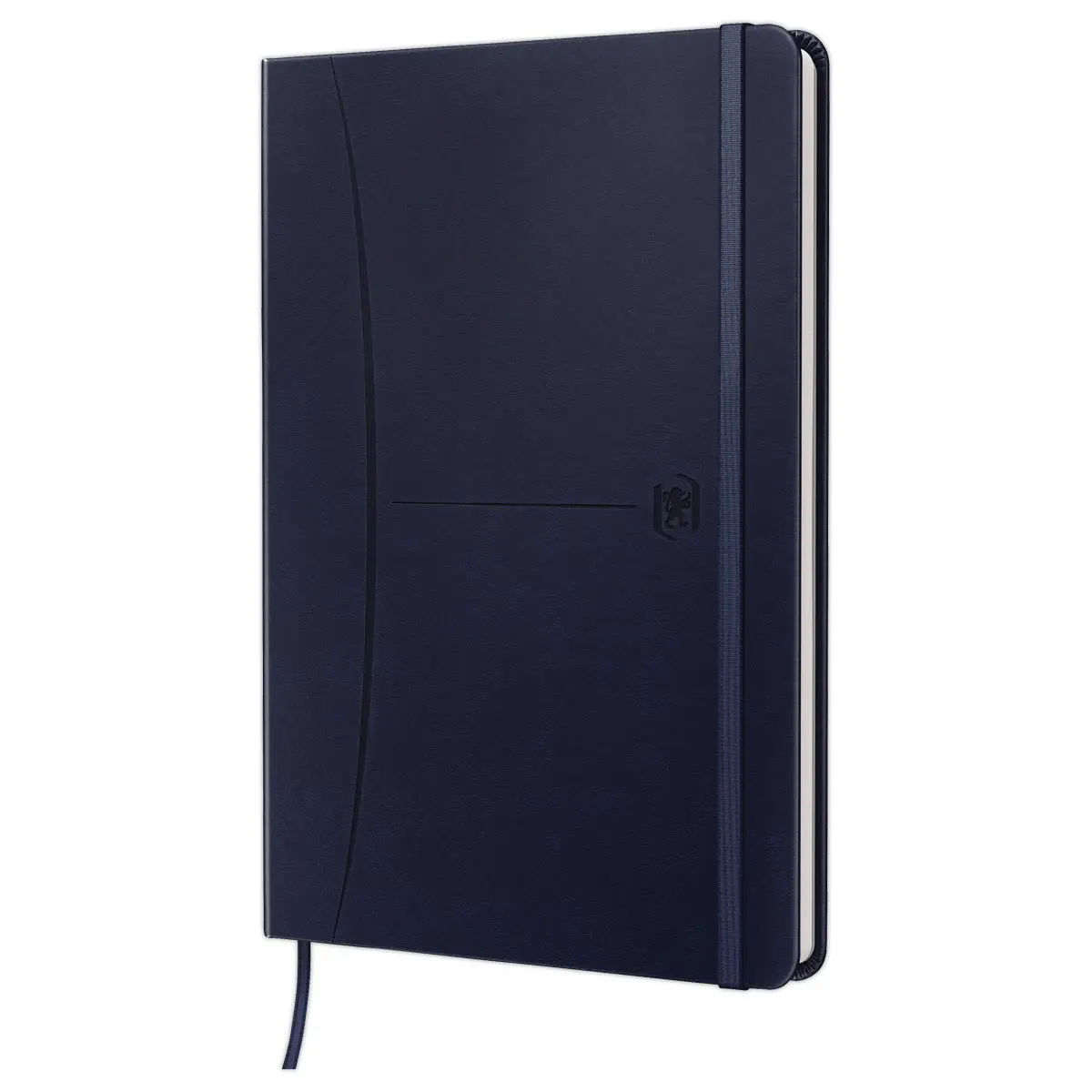 Cahier Signature broché A5 160 pages ligné. Bleu