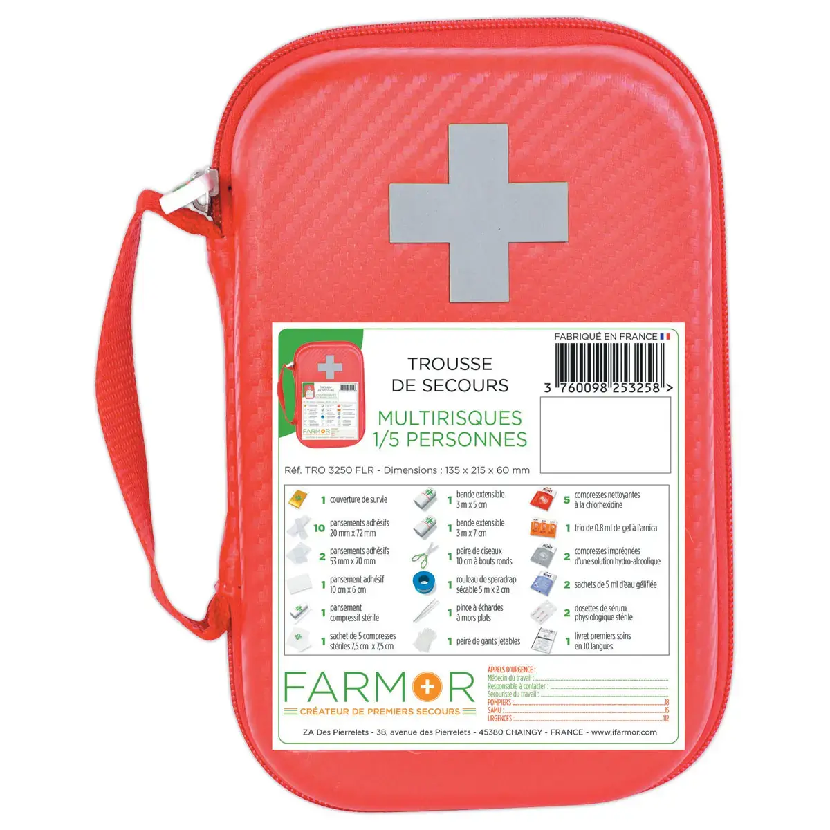 Trousse de secours Universelle 1/5 personnes